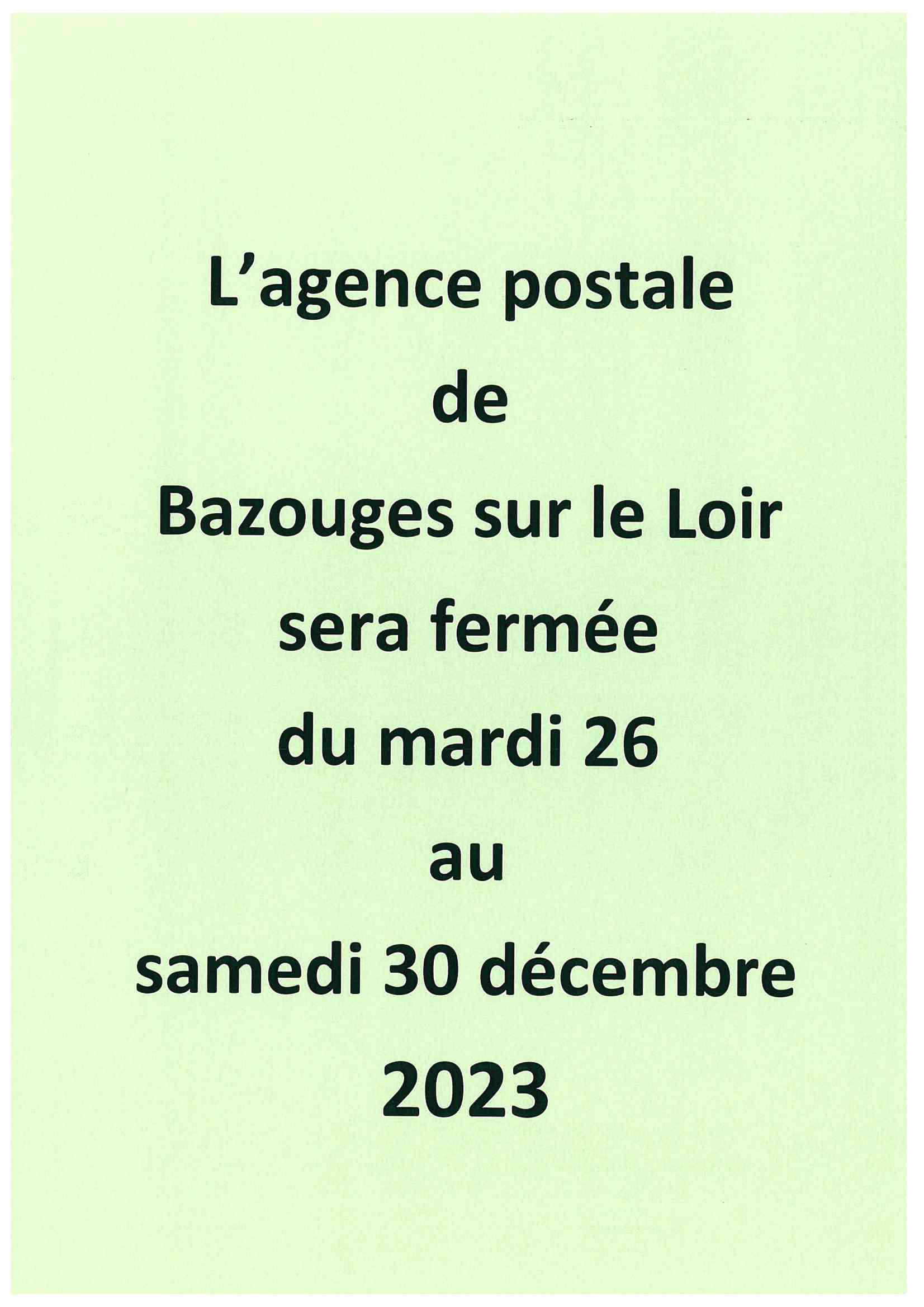 Agence postale de Bazouges sur le Loir > Bazouges-Cré sur Loir