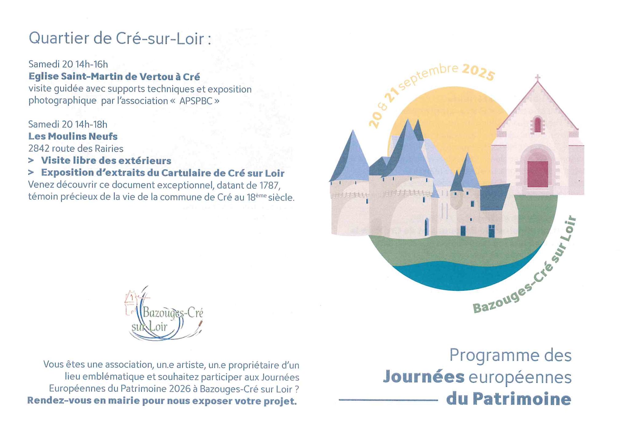 Bienvenue sur le site officiel de Bazouges-Cré sur Loir > Bazouges-Cré sur Loir